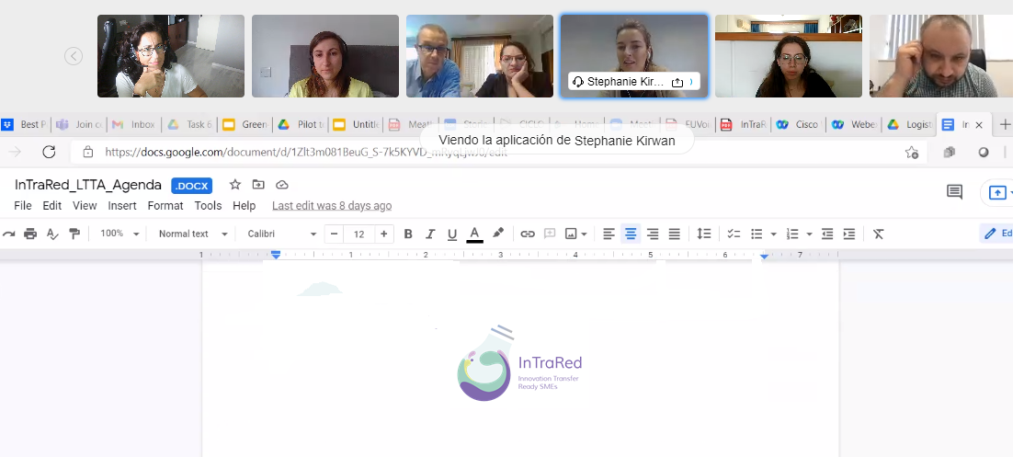 Nos reunimos con los socios de InTraRed #innovationmanagement #PYMES # ...